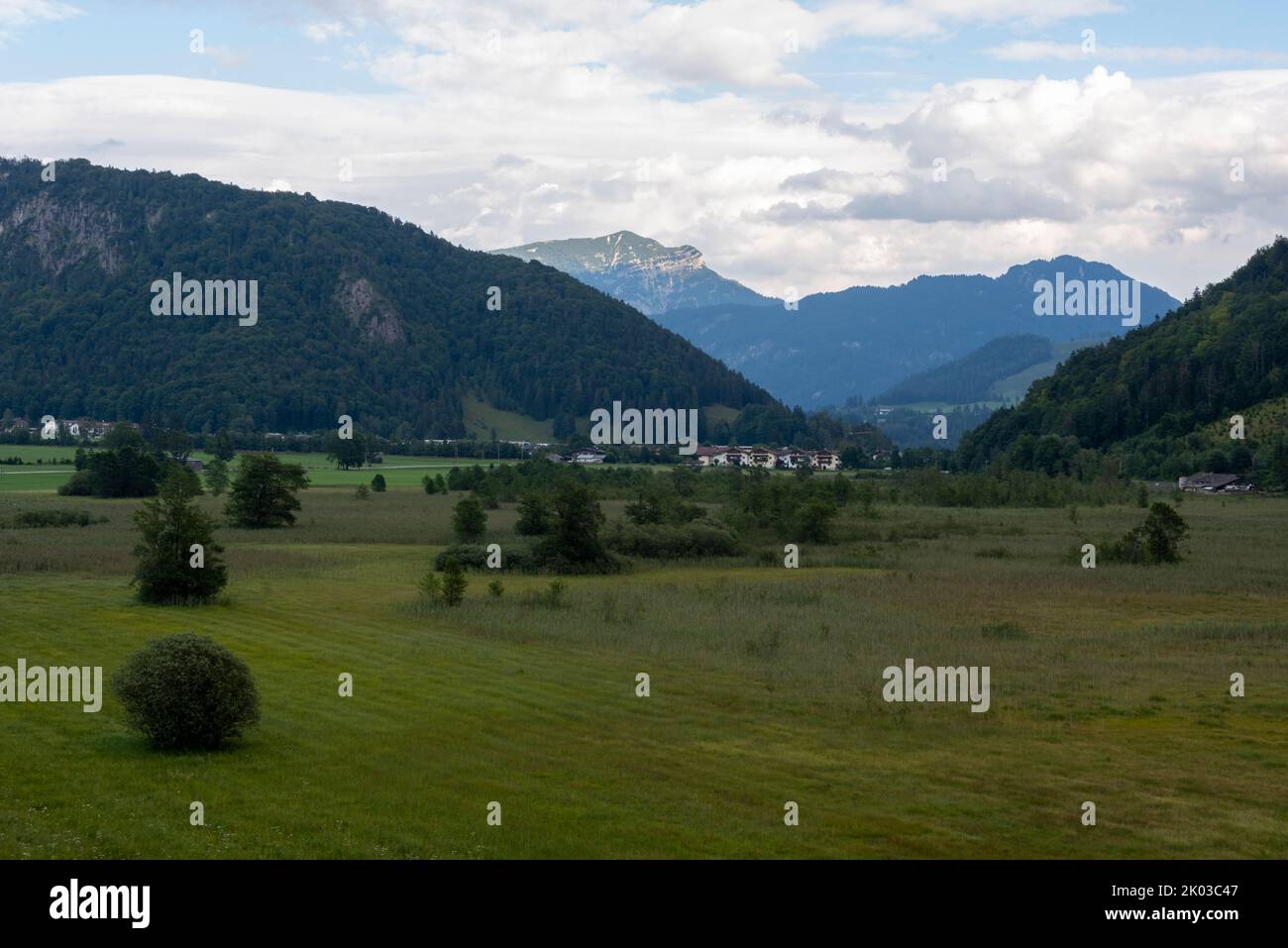 Schwemm nature reserve, moorland, Walchsee, Tyrol, Austria Stock Photo ...