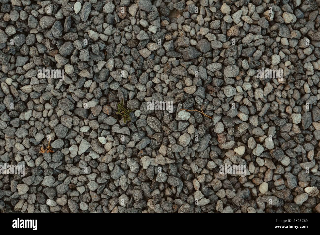 A top closeup shot of gravel, shingle, gravel texture background Stock ...