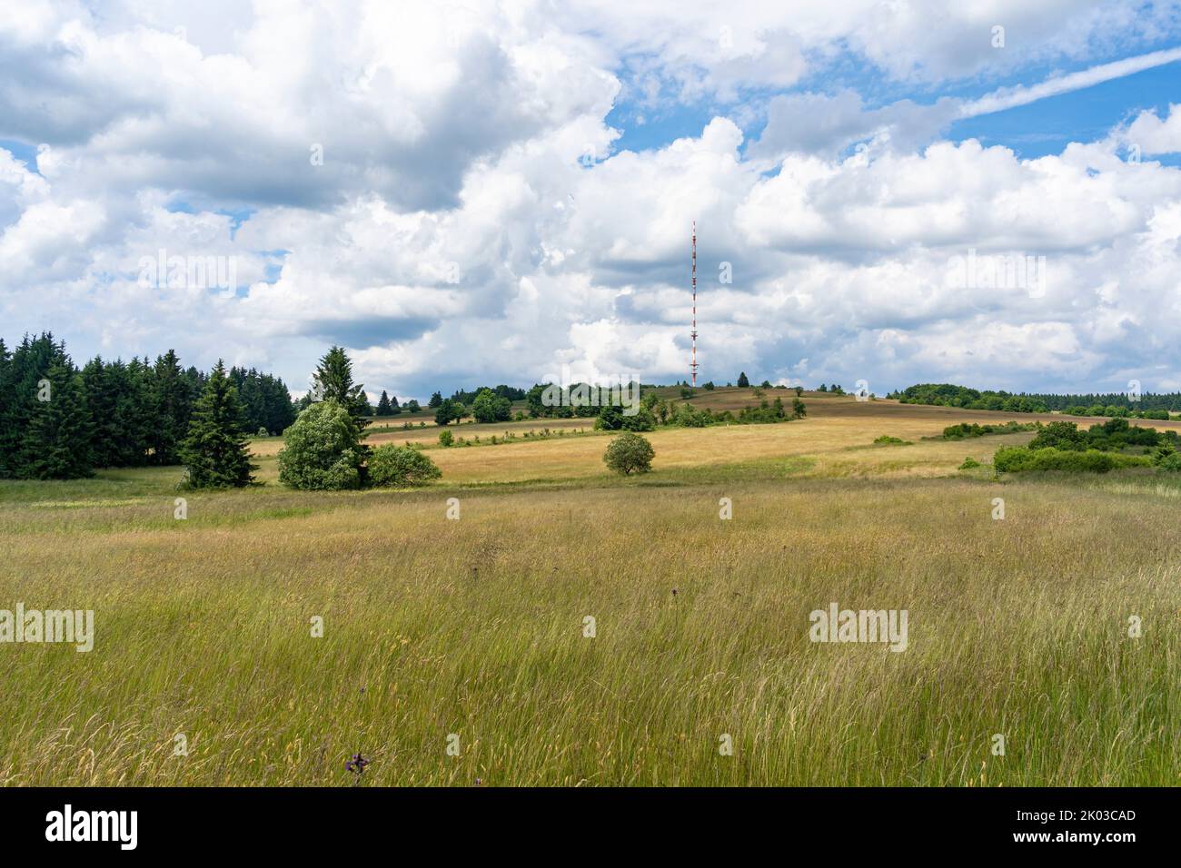 The Lange Rhön Nature Reserve in the core zone of the Rhön Biosphere ...