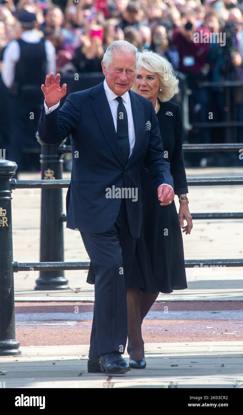 London, England, UK. 9th Sep, 2022. King CHARLES III and Queen Consort ...