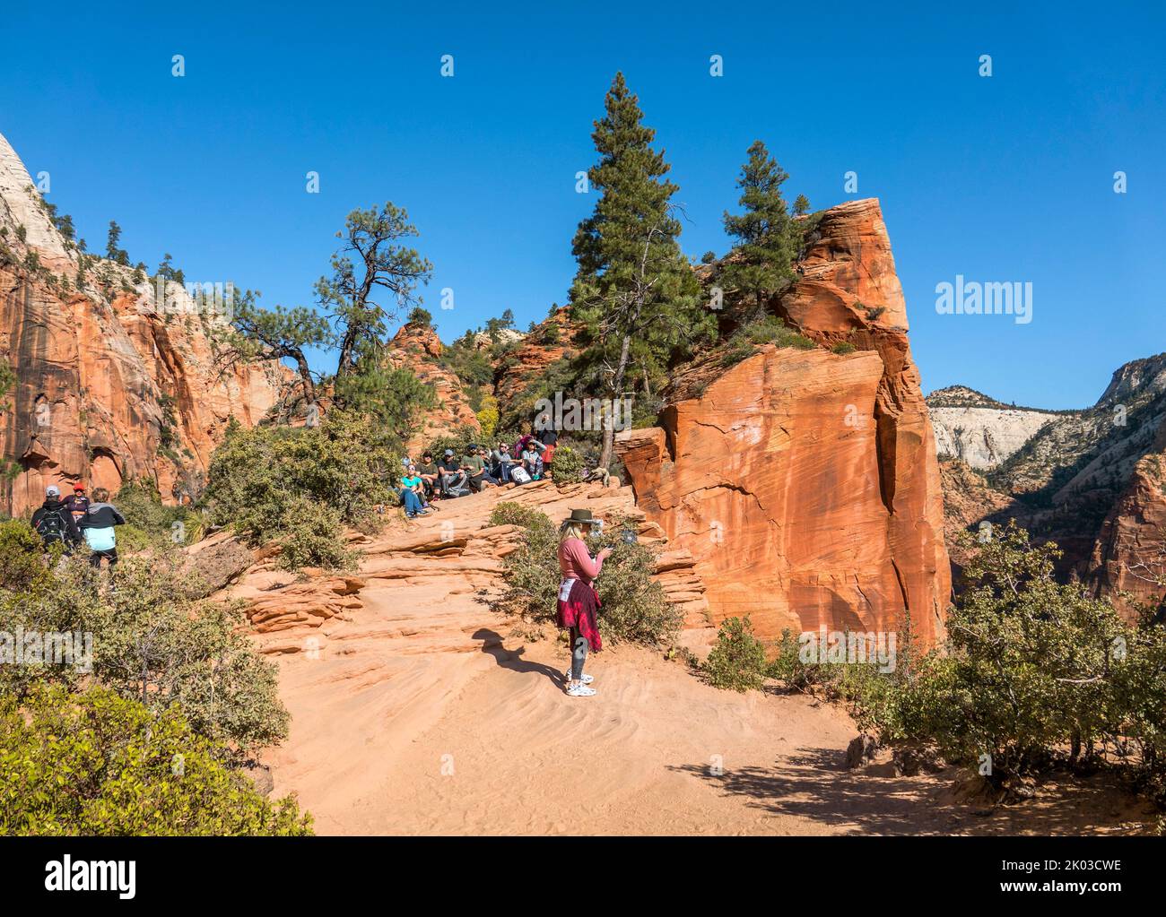 Zion National Park is located in southwestern Utah on the border with ...