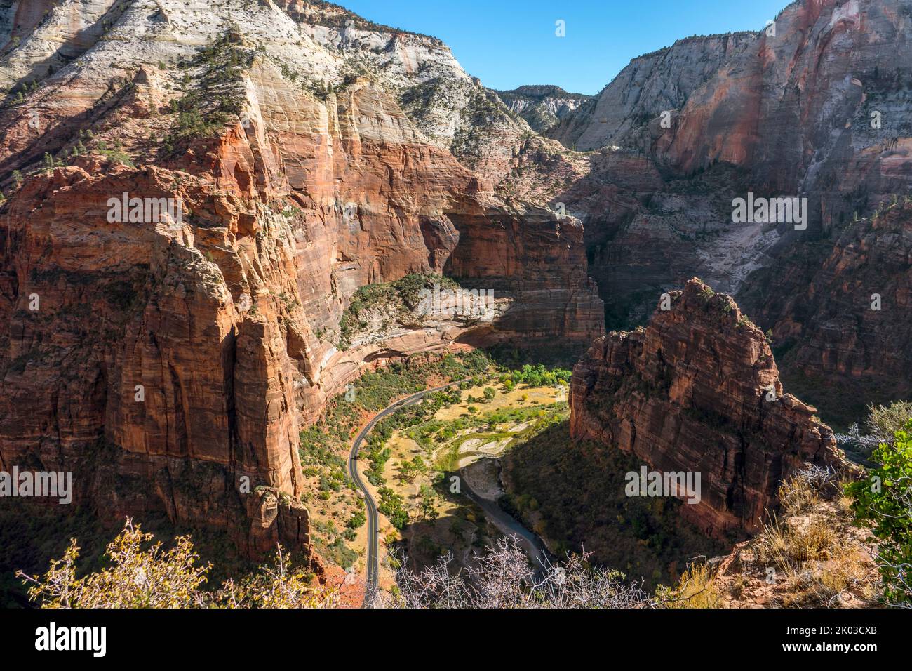 Zion National Park is located in southwestern Utah on the border with ...