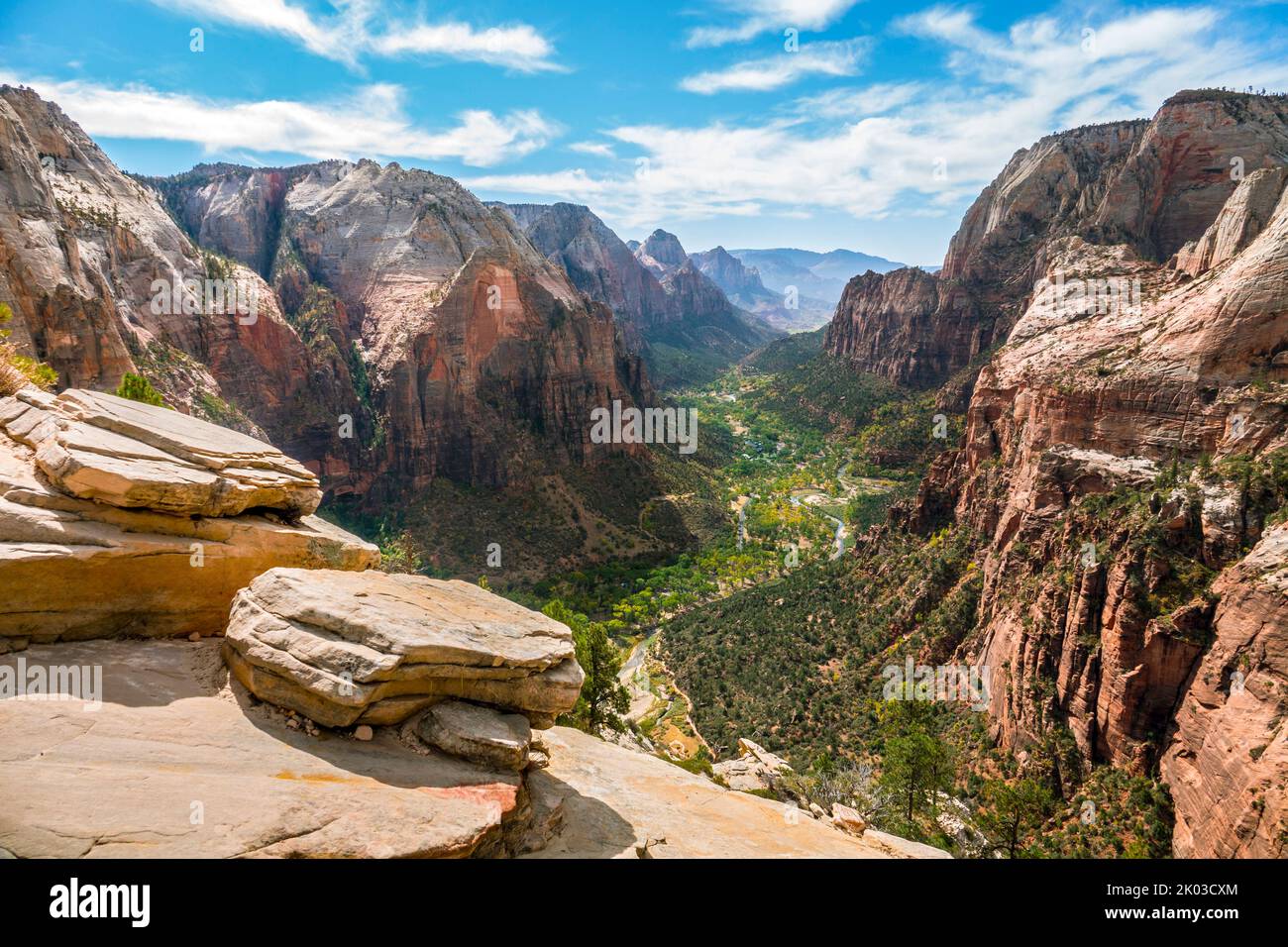 Zion National Park is located in southwestern Utah on the border with ...