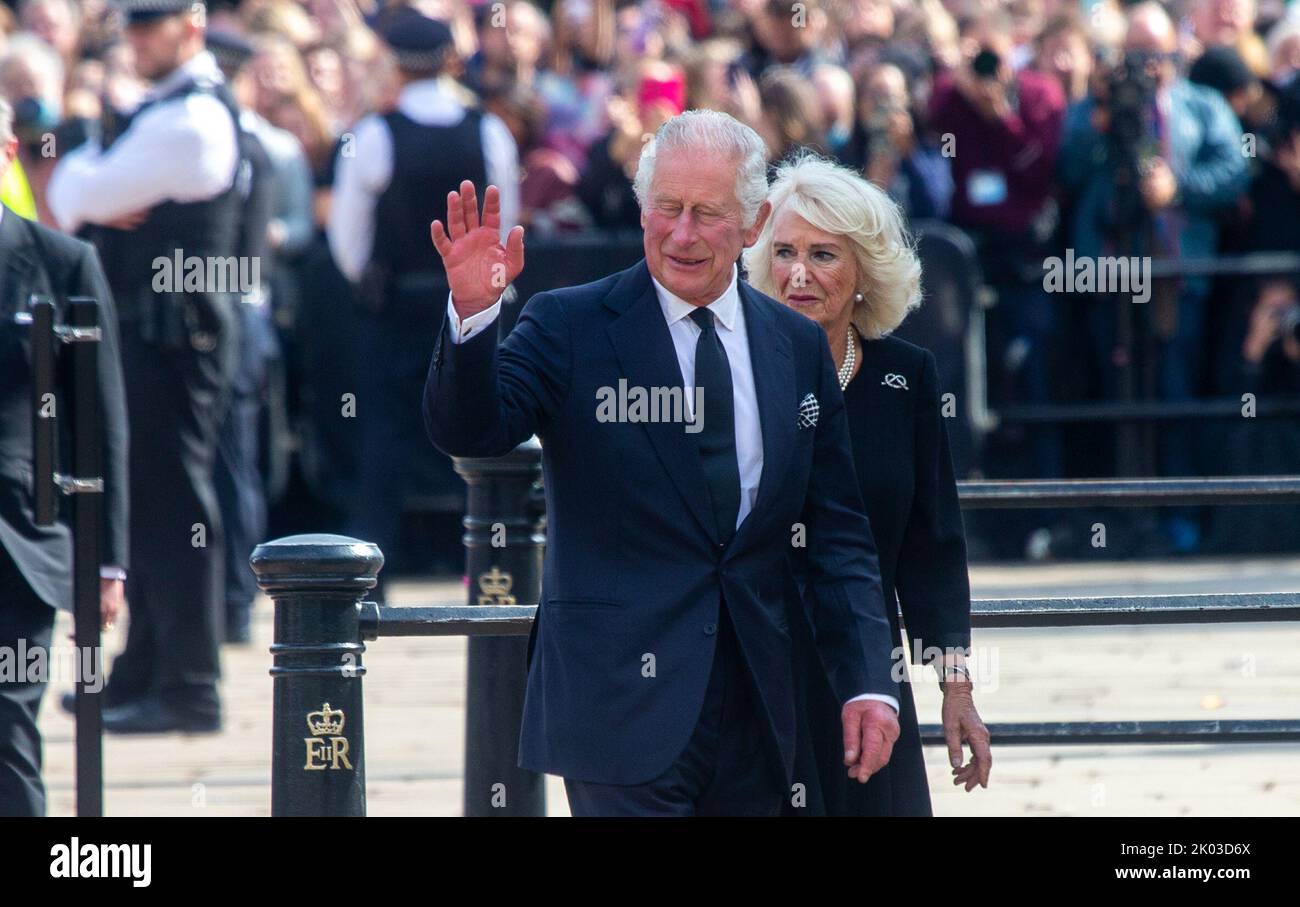 London, England, UK. 9th Sep, 2022. King CHARLES III and Queen Consort ...