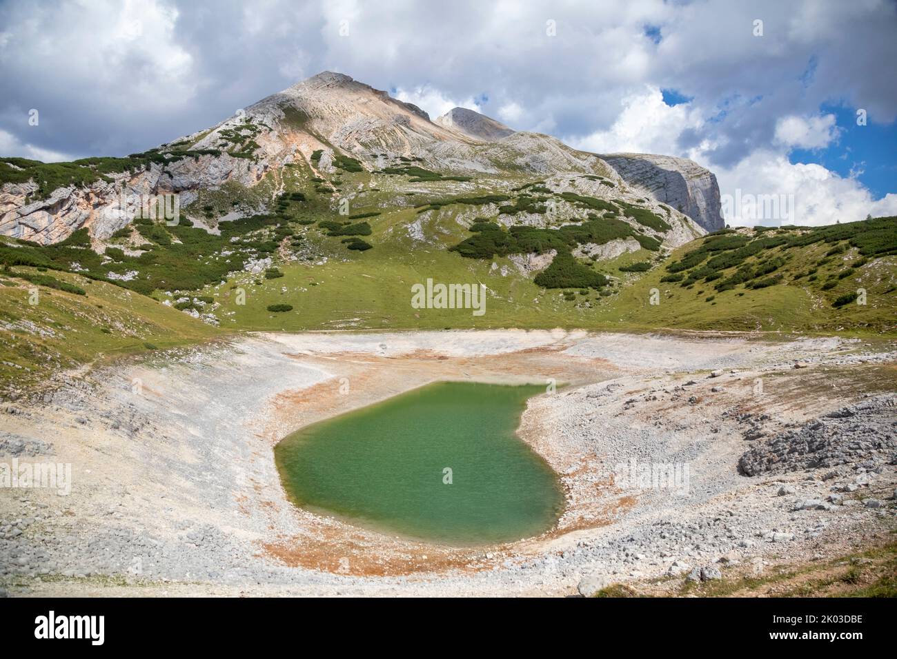 Italy, south tyrol, bolzano, fanes senes braies natural park. The Limo ...