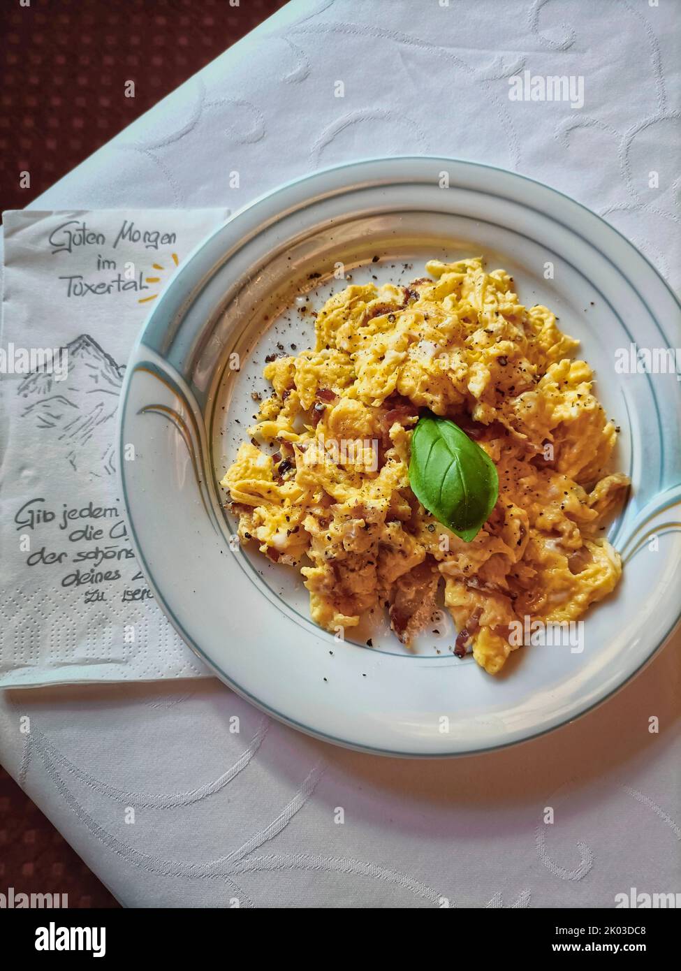 Austria breakfast omelette hi-res stock photography and images - Alamy