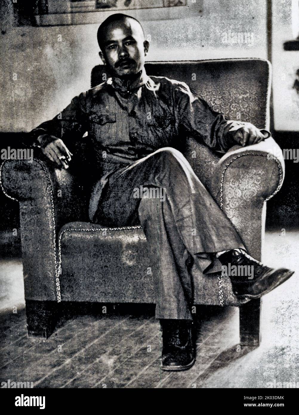 Ren Bishi at the Shanxi Linfen Eighth Route Army Headquarters. Ren ...
