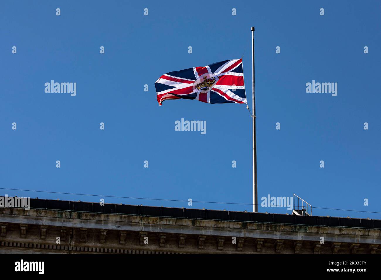Istanbul, Turkey. 09th Sep, 2022. Due to the death of Queen Elizabeth ...