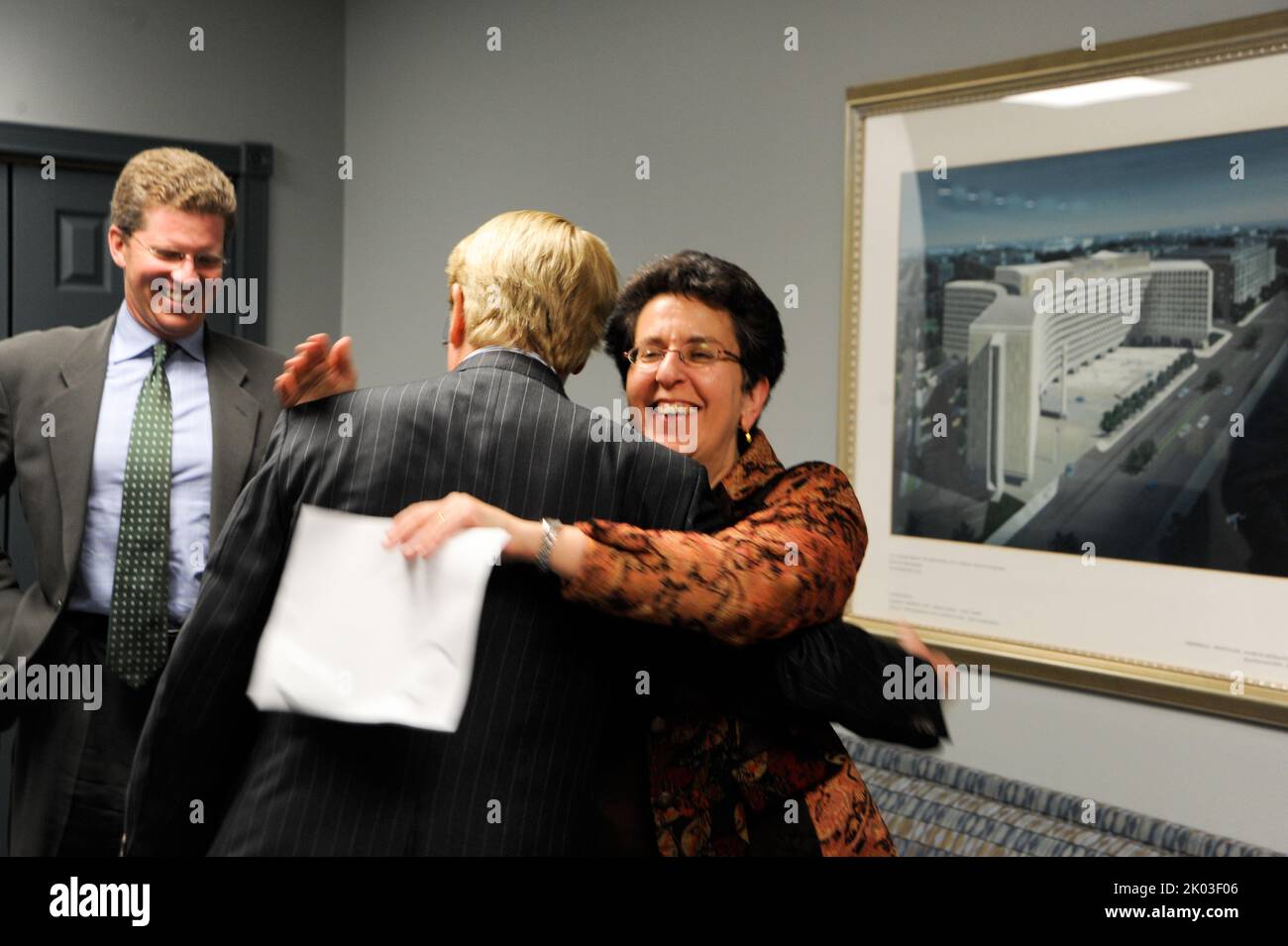 Secretary Shaun Donovan, senior HUD officials, White House Director of ...