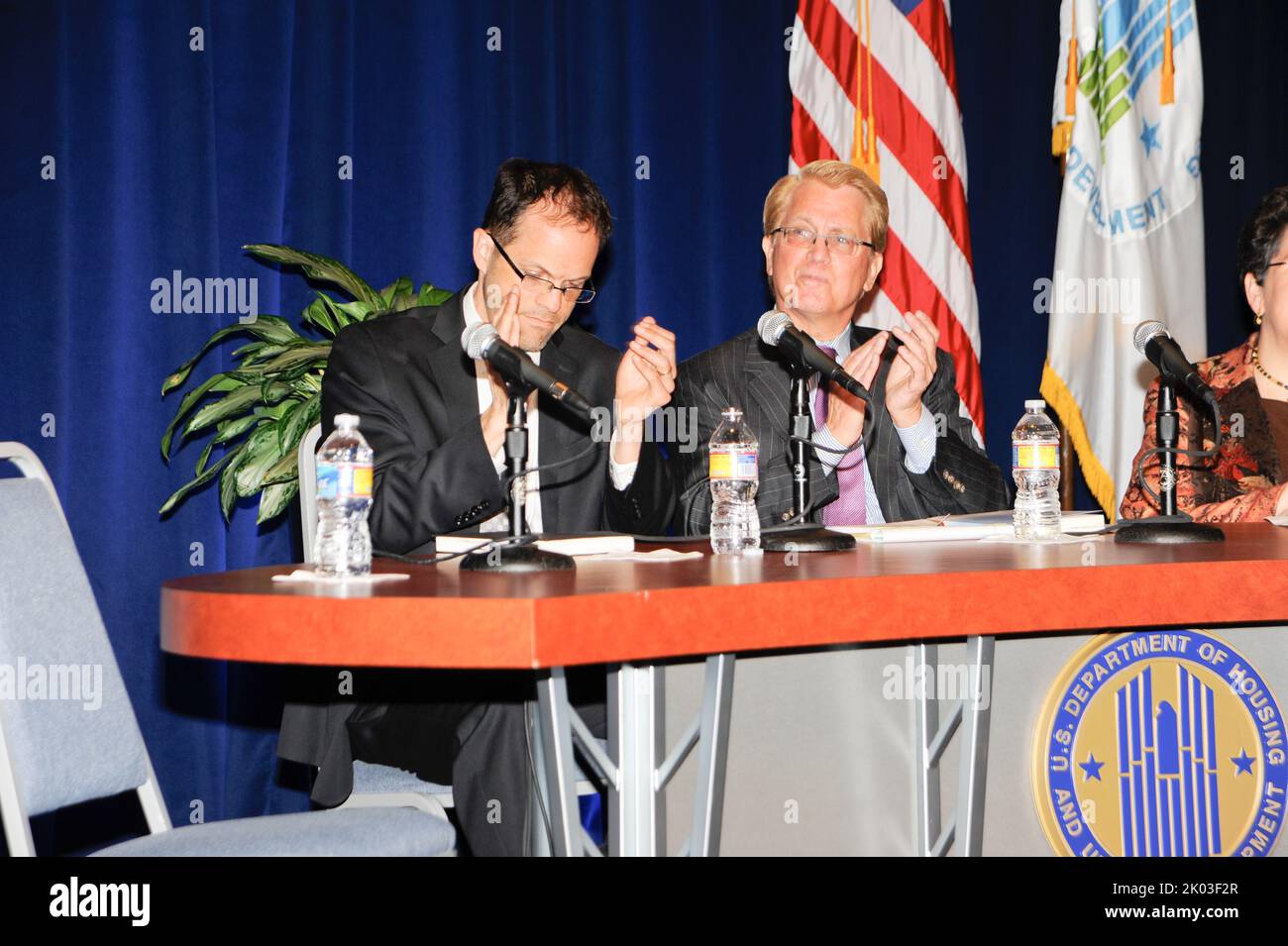 Secretary Shaun Donovan, senior HUD officials, White House Director of ...