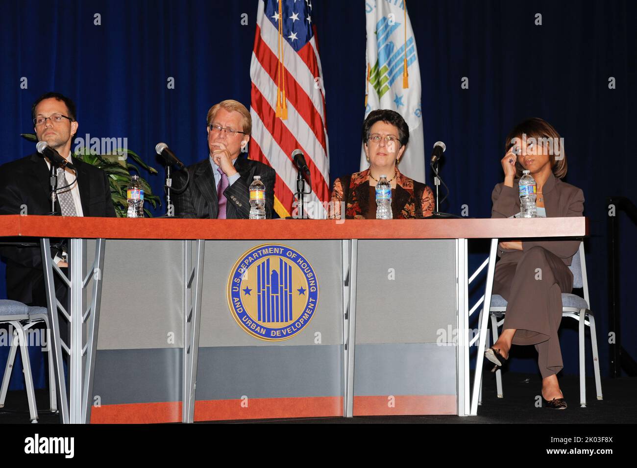 Secretary Shaun Donovan, senior HUD officials, White House Director of ...