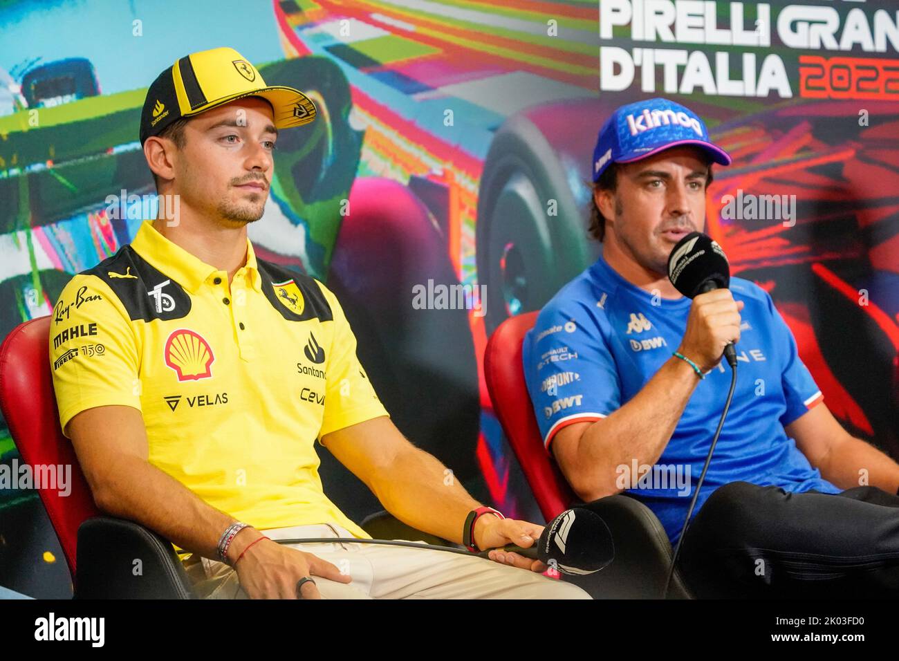 Fernando Alonso (SPA) Alpine A522.during FORMULA 1 PIRELLI GRAN PREMIO D'ITALIA 2022, Monza ...