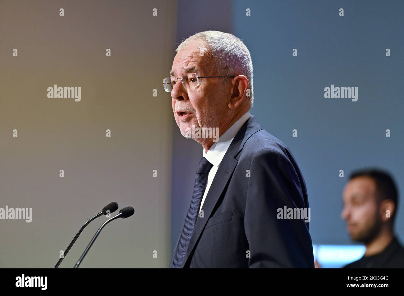 Vienna, Austria. 09th Sep, 2022. Together for Van der Bellen. Campaign ...
