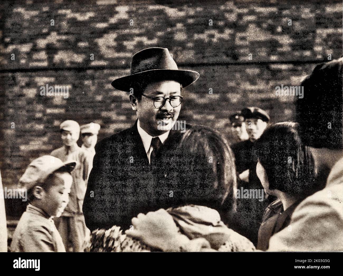 Chinese communist politician Ren Bishi, a military and political leader ...