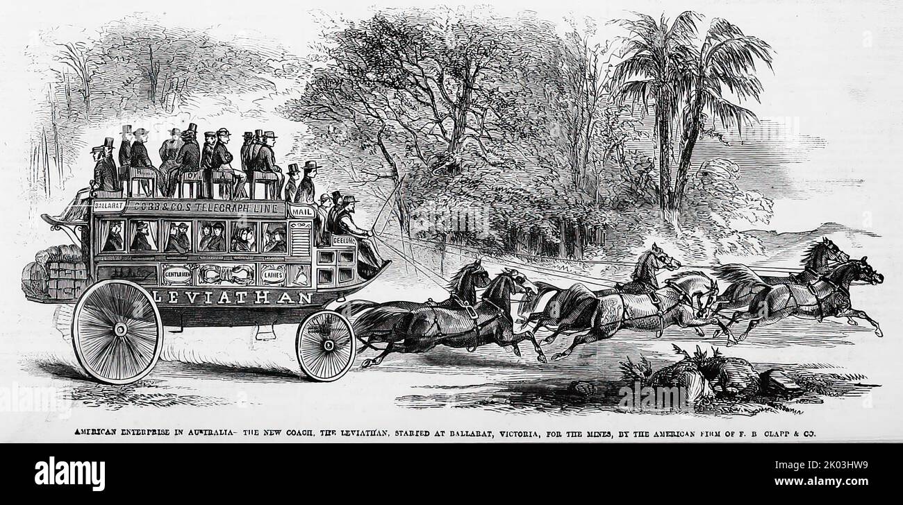 American enterprise in Australia - The new coach, the Leviathan ...