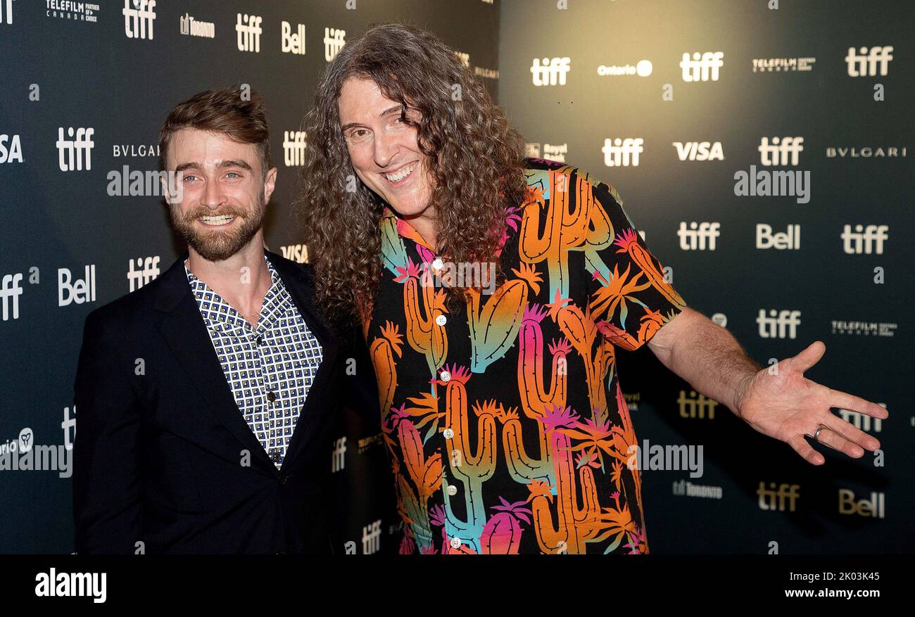 Toronto, Canada. 08th Sep, 2022. Daniel Radcliffe and Weird Al ...