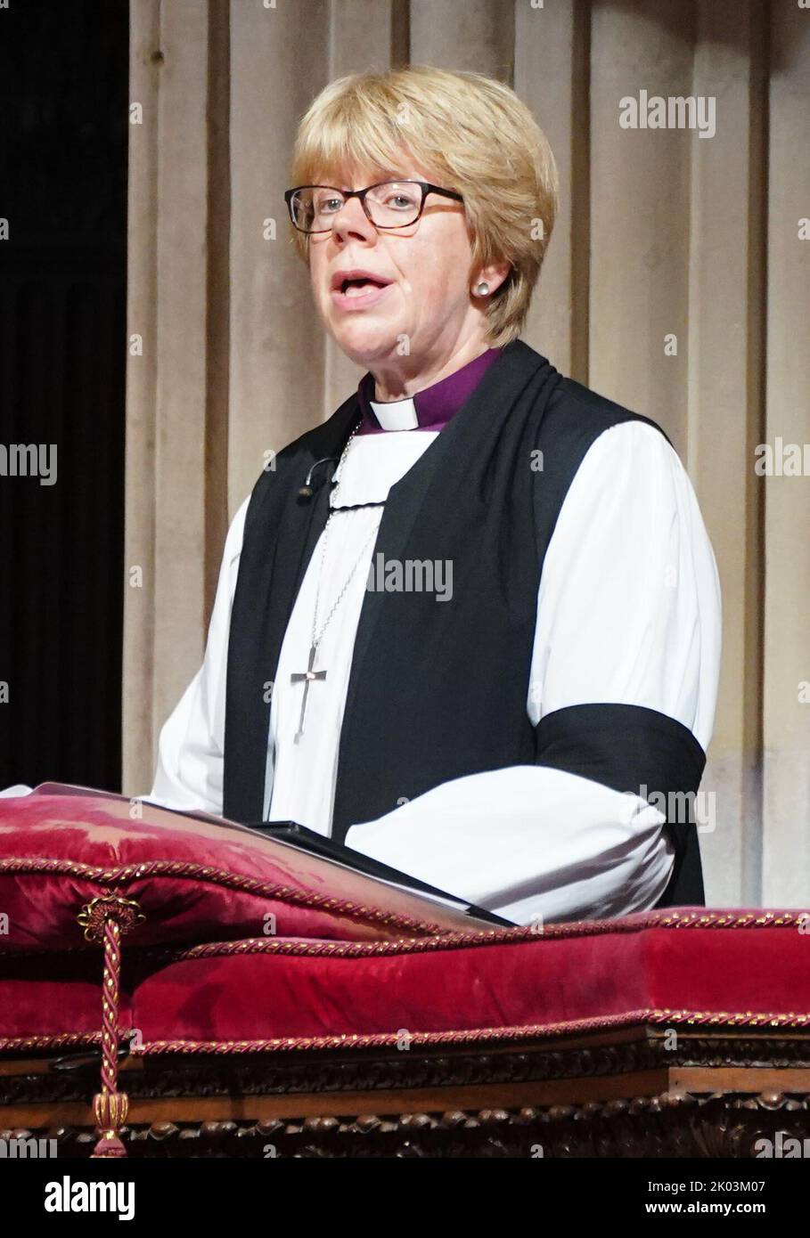 The Bishop of London Sarah Mullally during the Service of Prayer and ...