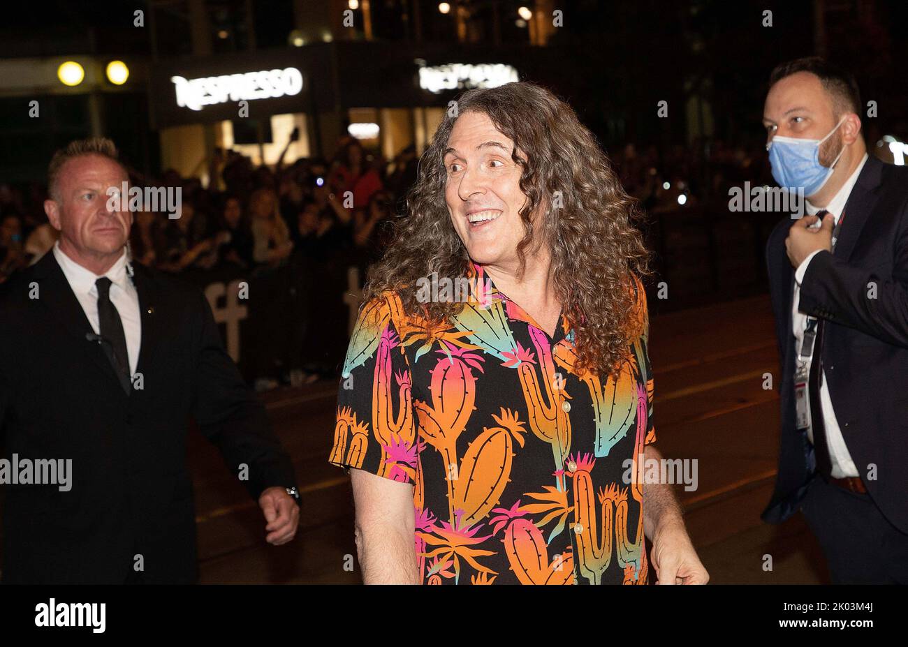 Weird Al Yankovich attends the "Weird: The Al Yankovic Story" Premiere ...