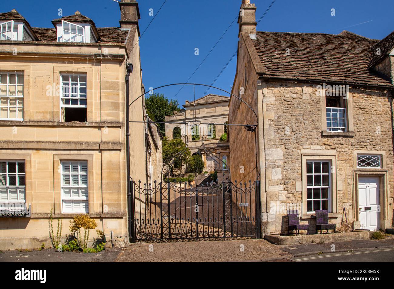 The old Wesleyan Methodist Chapel at the top of Coppice Hill in the Wiltshire town of Bradford ...