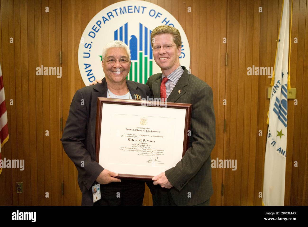 Swearing In ceremony for senior officials group, including Janet ...