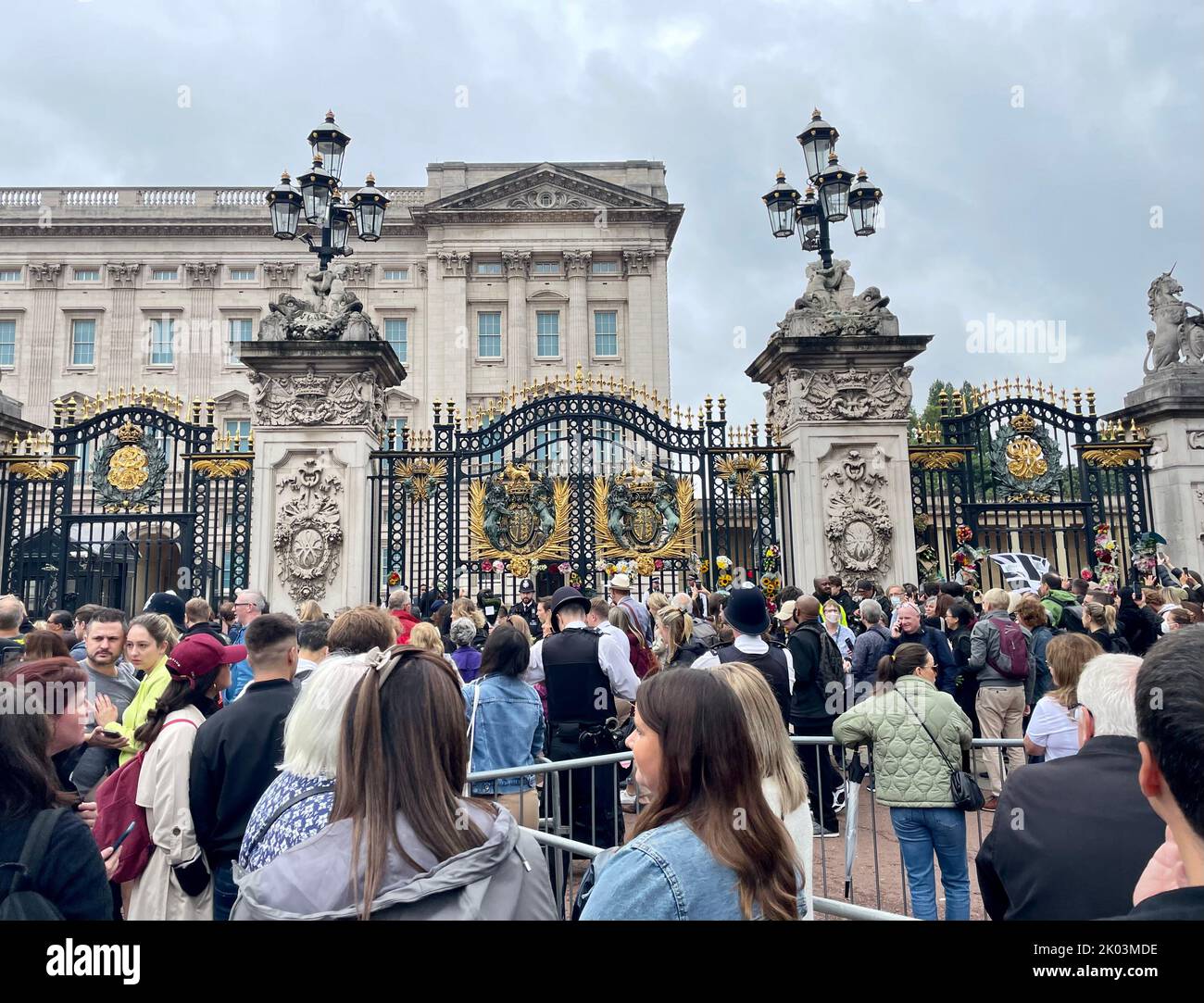 London, United Kingdom - September 9 2022: A gathering of people in ...
