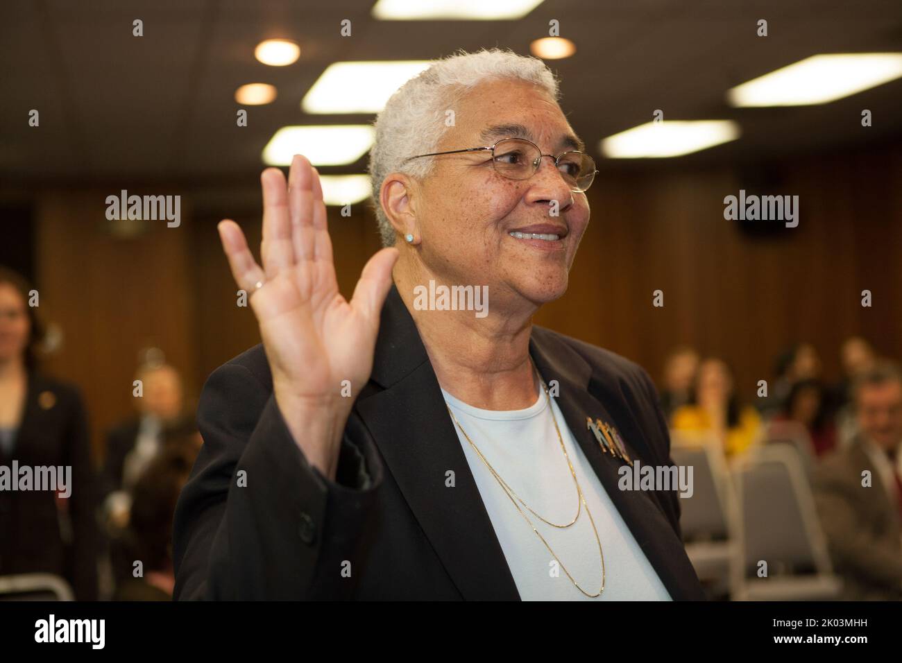 Swearing In ceremony for senior officials group, including Janet ...