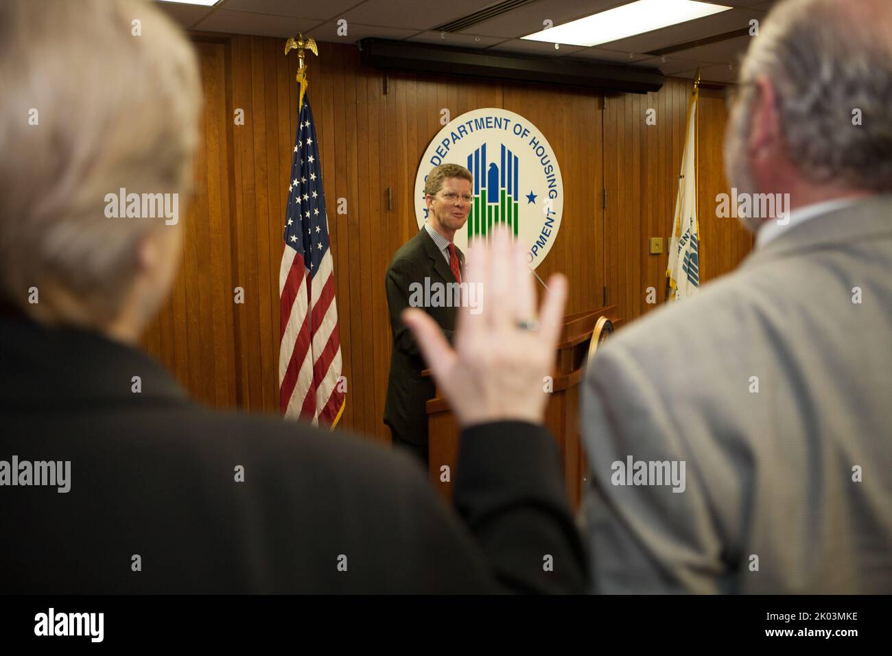Swearing In ceremony for senior officials group, including Janet ...