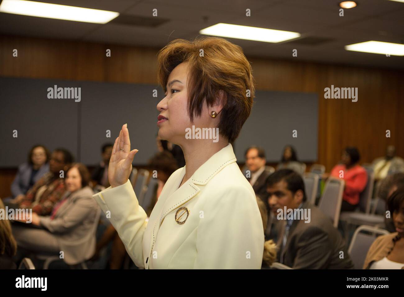 Swearing In ceremony for senior officials group, including Janet ...