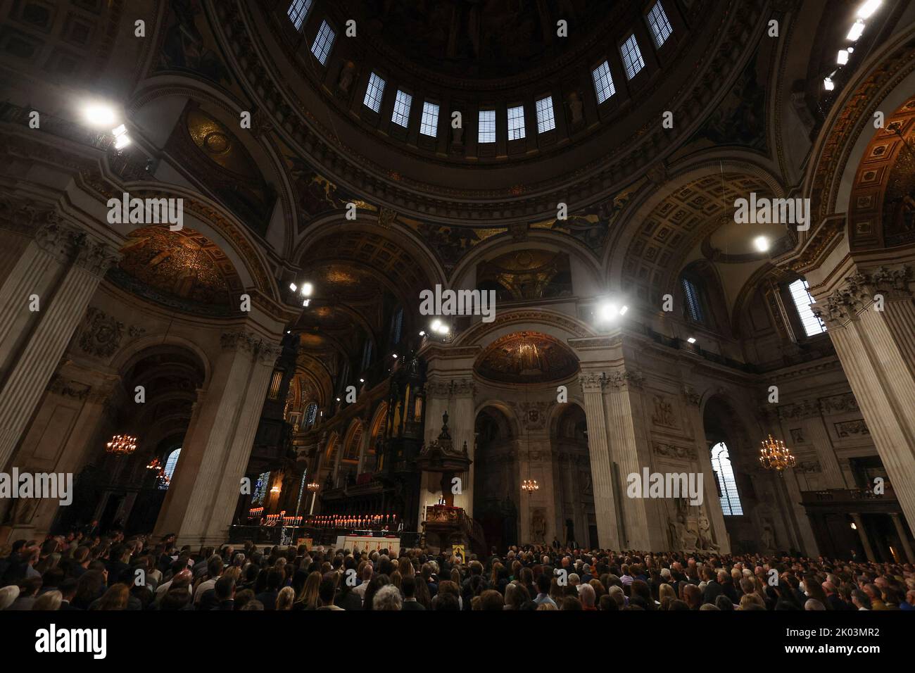 The Bishop of London Sarah Mullally speaks during the Service of Prayer ...
