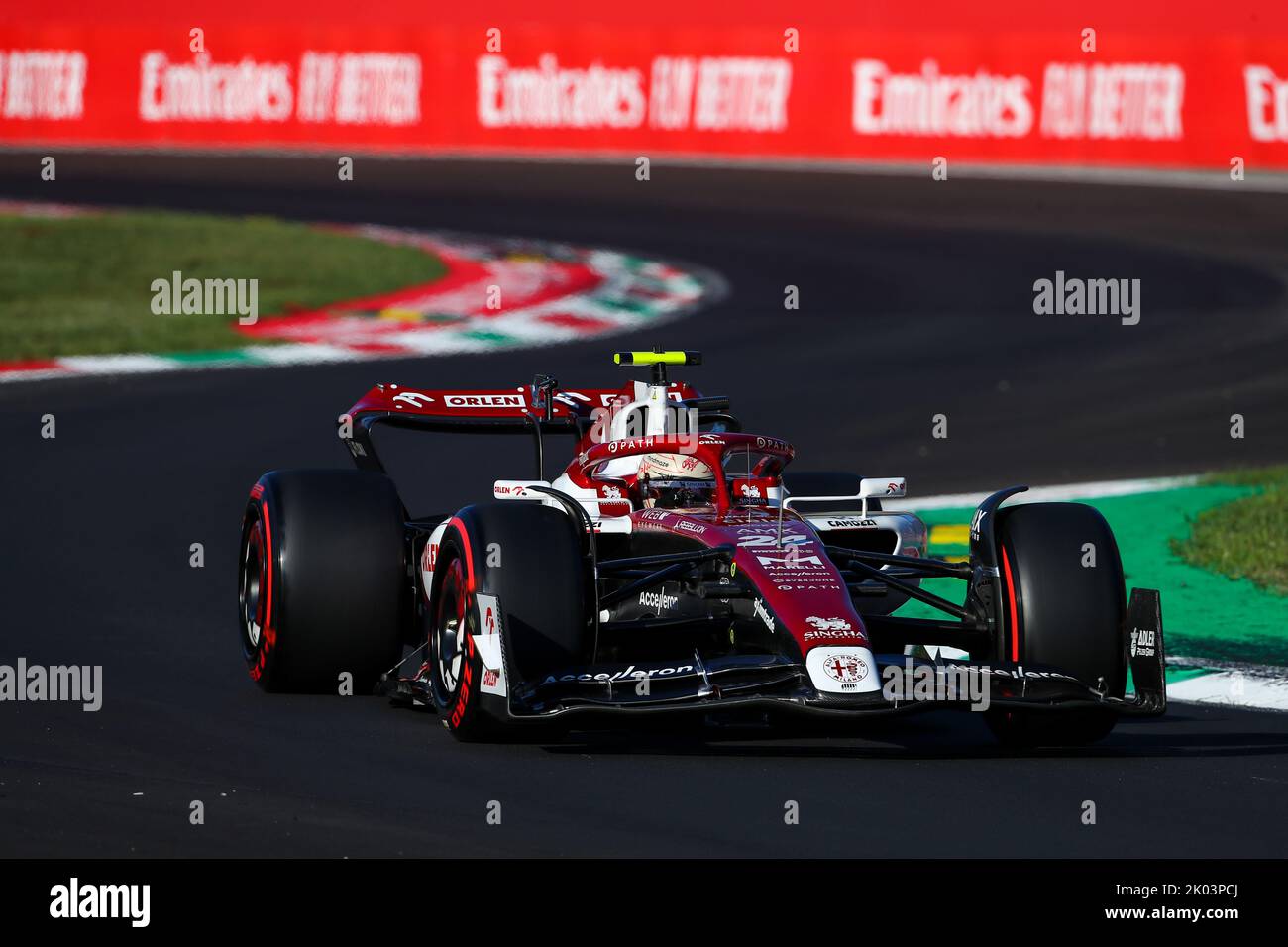 Guanyu Zhou (CIN) Alfa Romeo C42 during FORMULA 1 PIRELLI GRAN PREMIO D ...