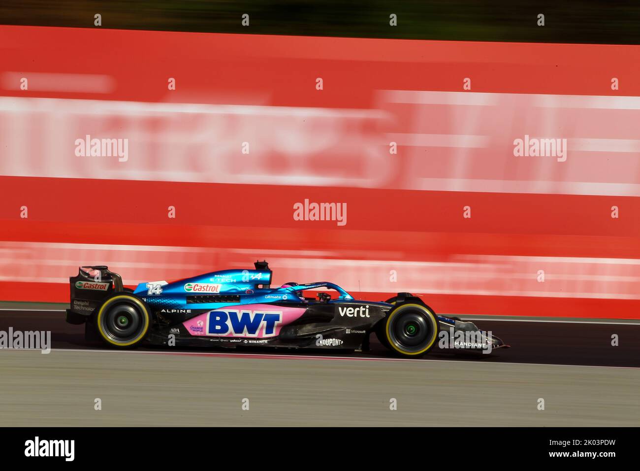 Fernando Alonso (SPA) Alpine A522 during FORMULA 1 PIRELLI GRAN PREMIO D’ITALIA 2022, Monza ...