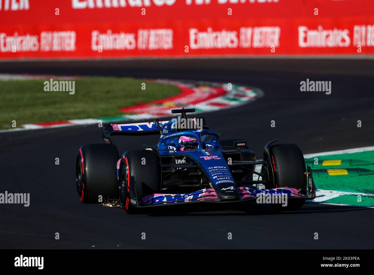 Fernando Alonso (SPA) Alpine A522 during FORMULA 1 PIRELLI GRAN PREMIO D’ITALIA 2022, Monza ...
