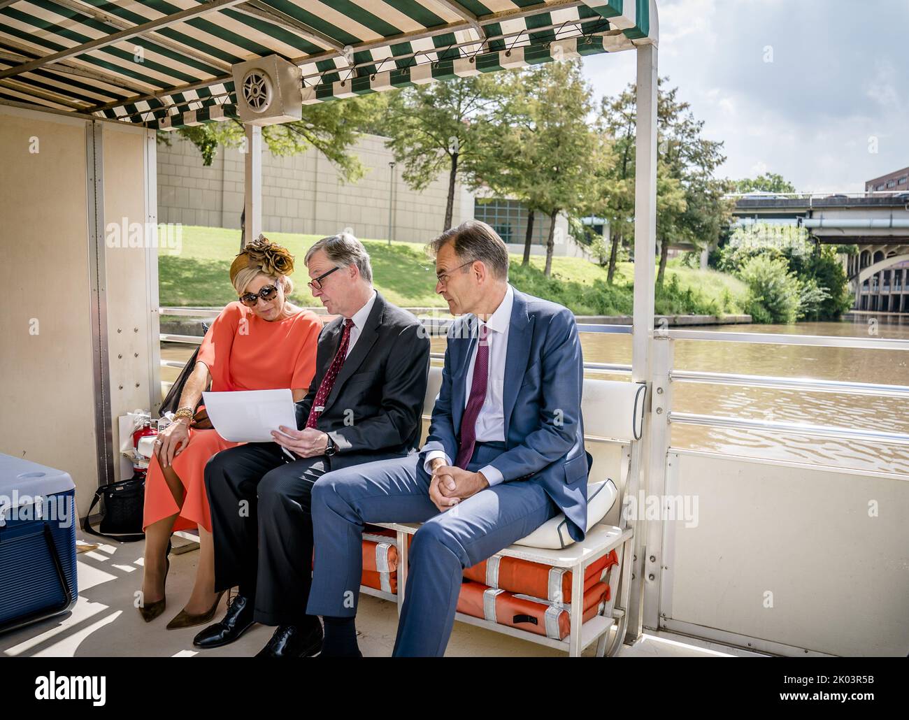 2022-09-09 11:42:19 HOUSTON - Queen Maxima, together with Liesje ...