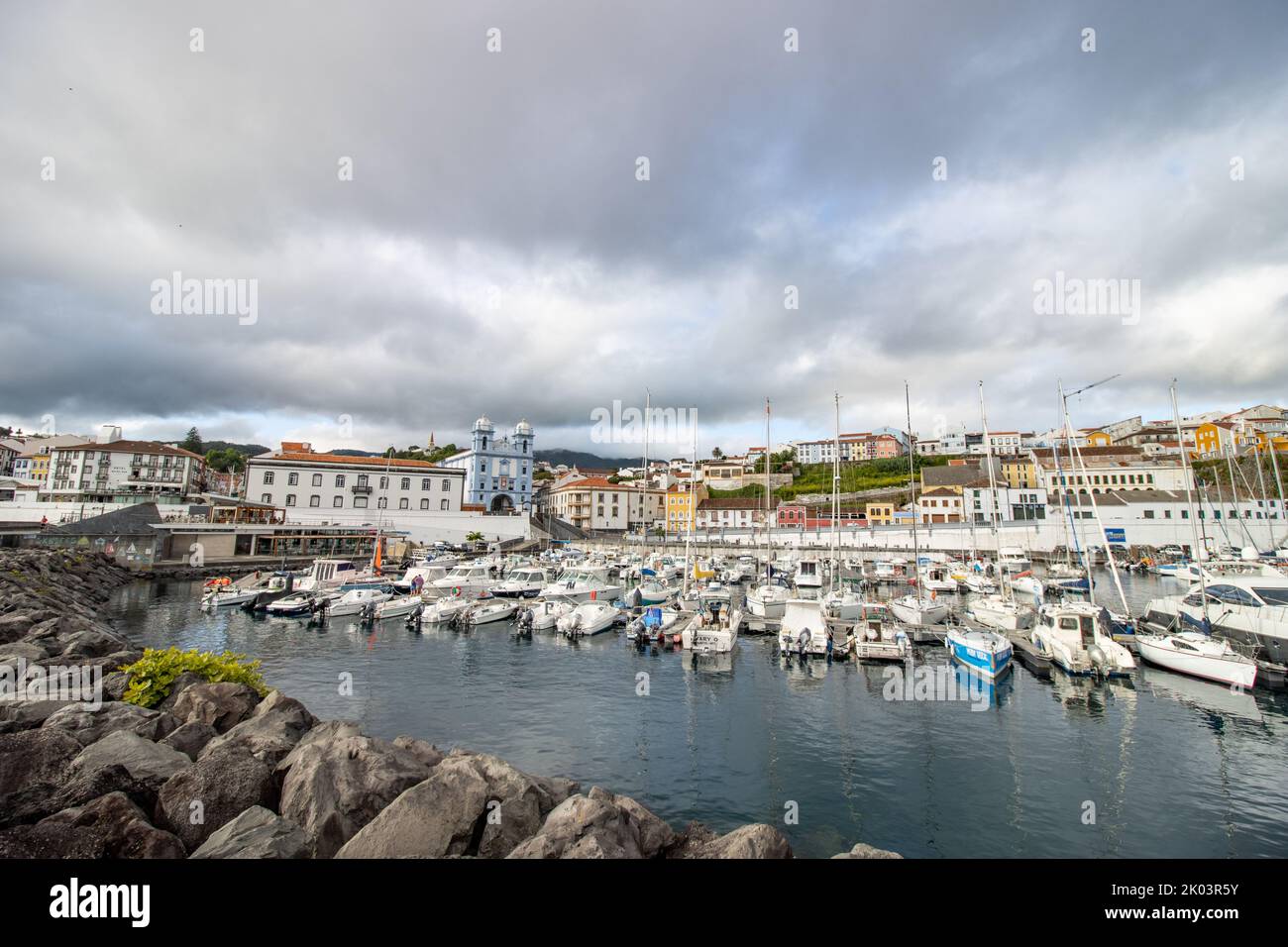 Angra do Heroismo city, Azores islands, unesco world heritage Stock ...