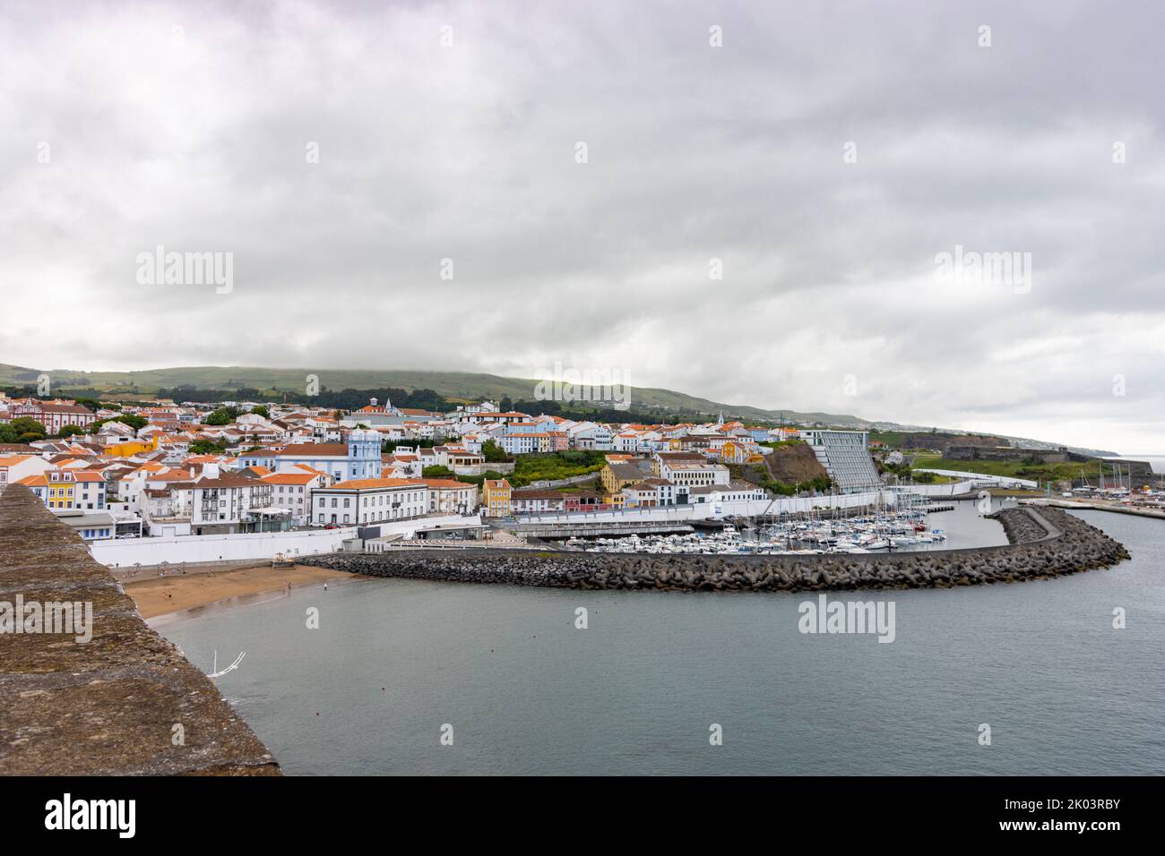 Angra do Heroismo city, Azores islands, unesco world heritage Stock ...