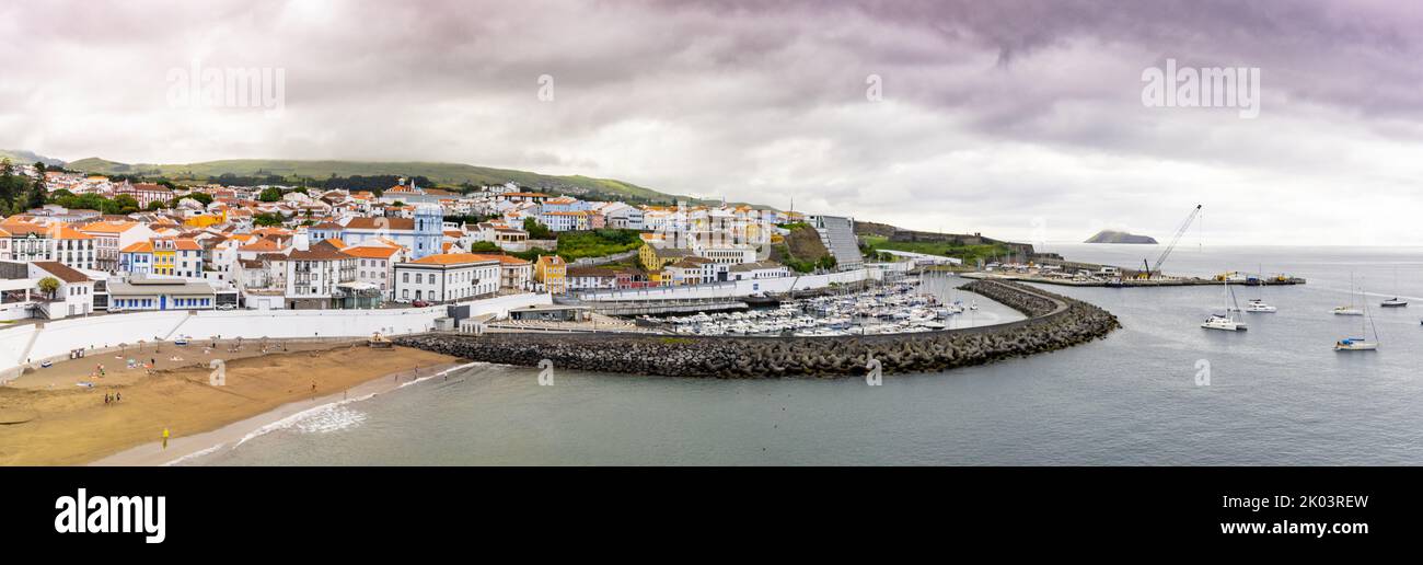 Angra do Heroismo city, Azores islands, unesco world heritage Stock ...