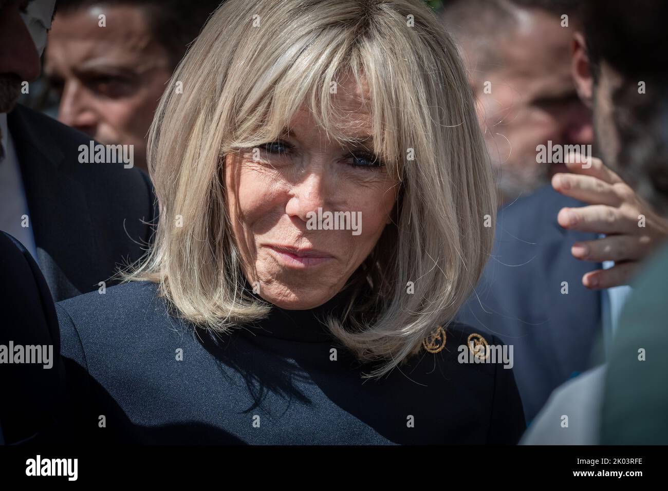 Brigitte macron portrait hi-res stock photography and images - Alamy