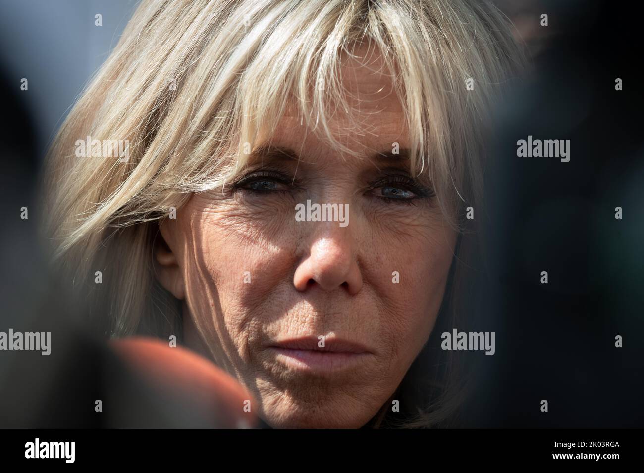 Brigitte macron portrait hi-res stock photography and images - Alamy