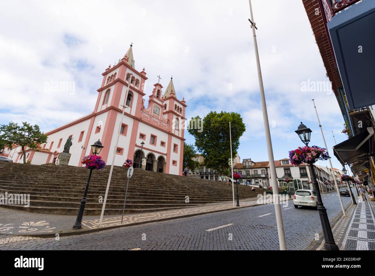 Angra do Heroismo city, Azores islands, unesco world heritage Stock ...