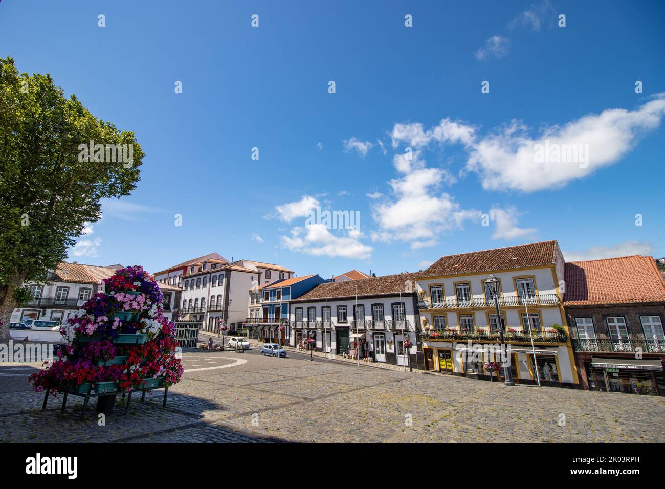 Angra do Heroismo city, Azores islands, unesco world heritage Stock ...