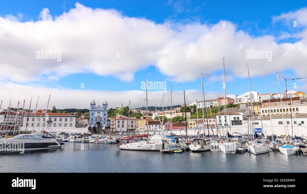 Angra do Heroismo city, Azores islands, unesco world heritage Stock ...