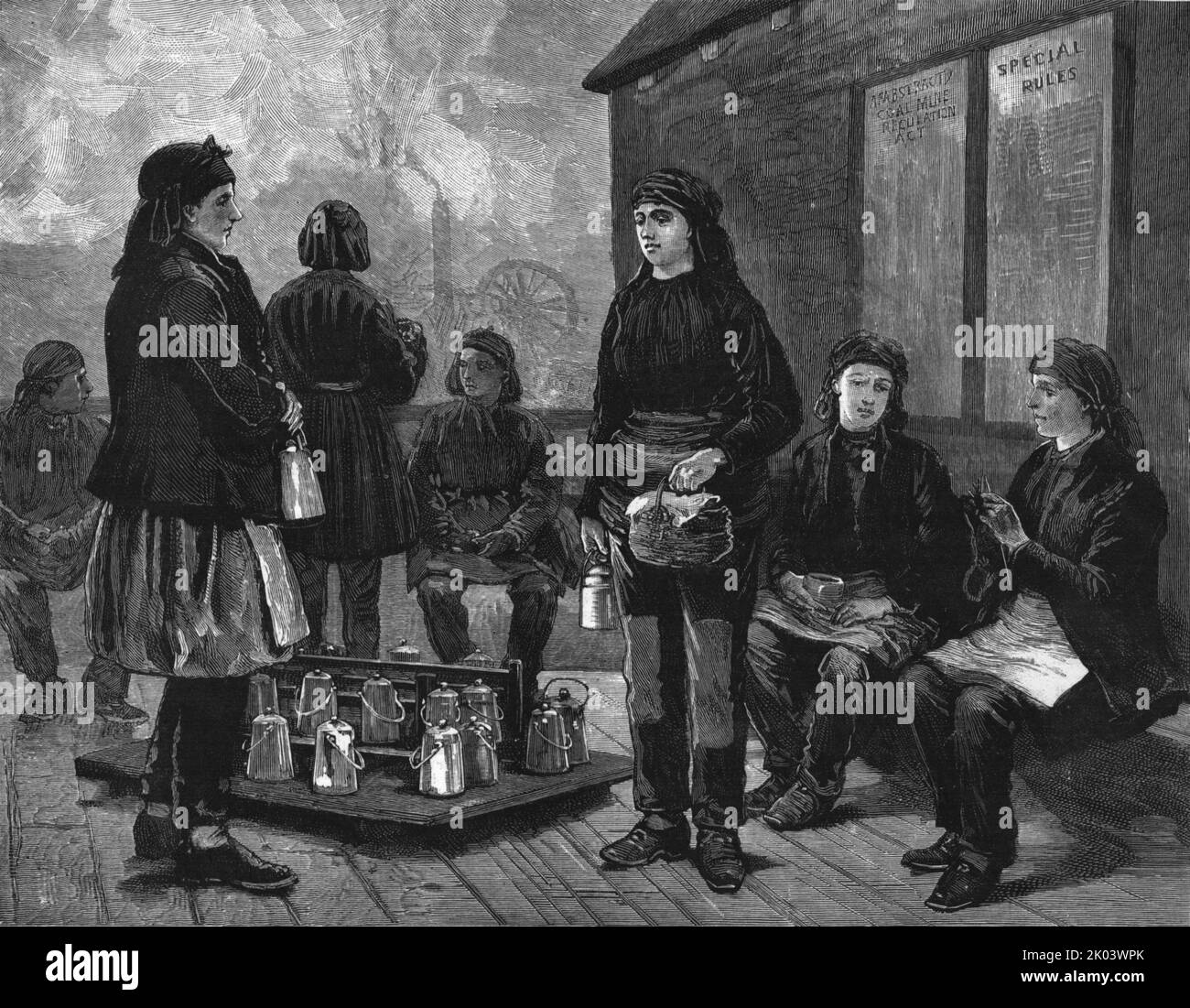 Working class victorian women hi-res stock photography and images - Alamy