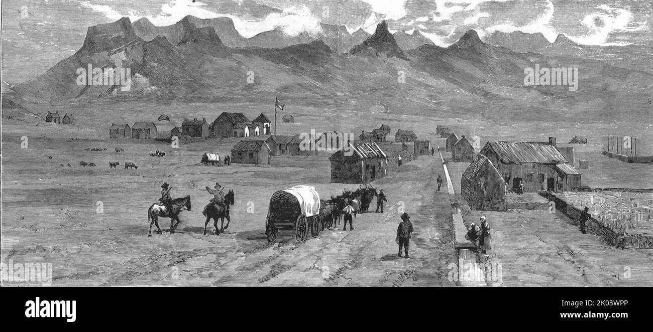 'Vrijheid, the intended capital of the new Dutch annexation in Zululand ...