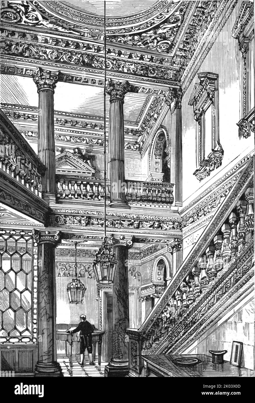 'An old London Mansion - 'Cowfields', 30 Old Burlington Street ...