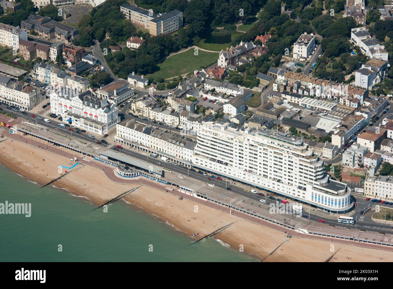 Marine Court flats and the Royal Victoria Hotel, St Leonards, East ...