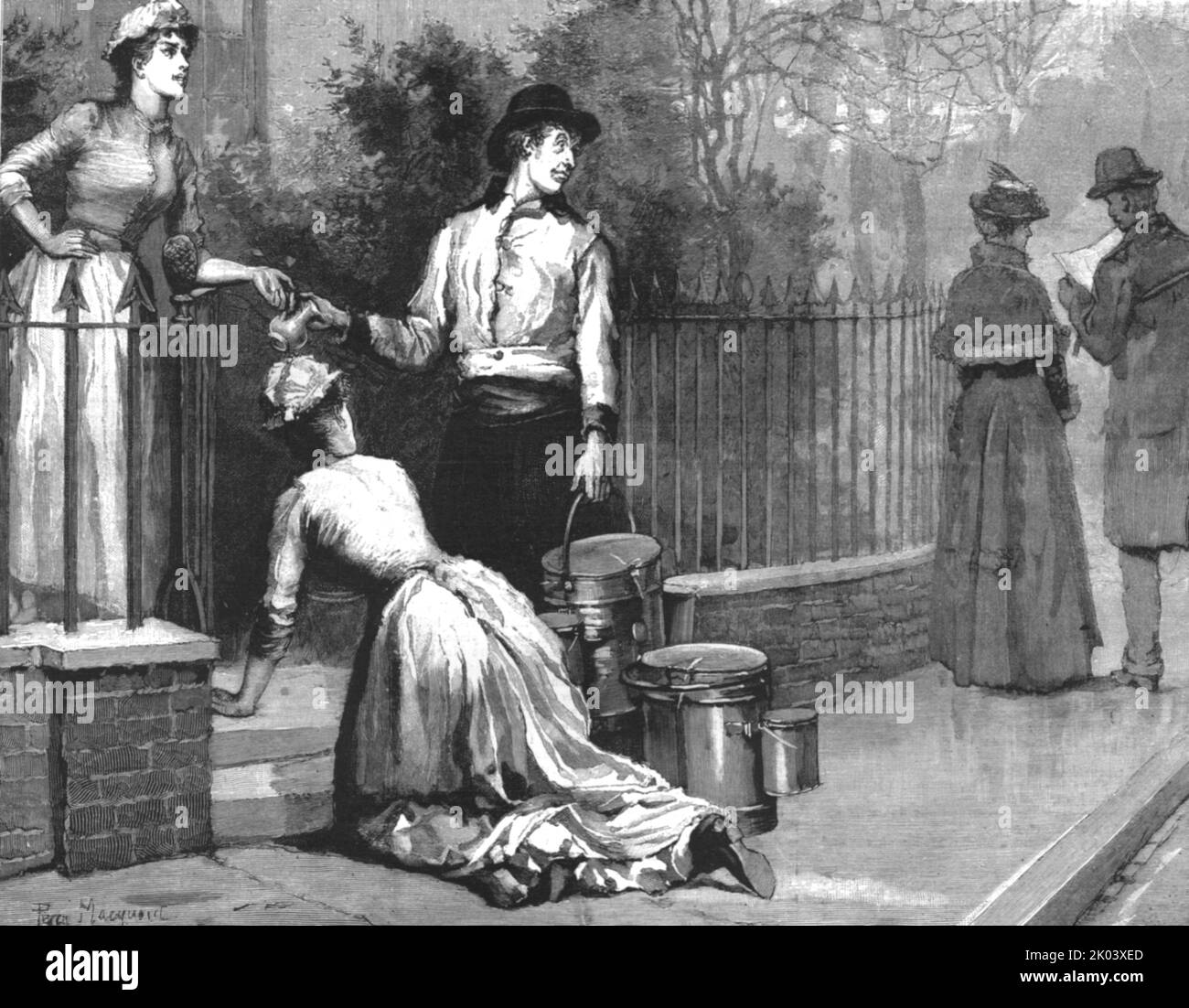 Victorian domestic servants hi-res stock photography and images - Alamy