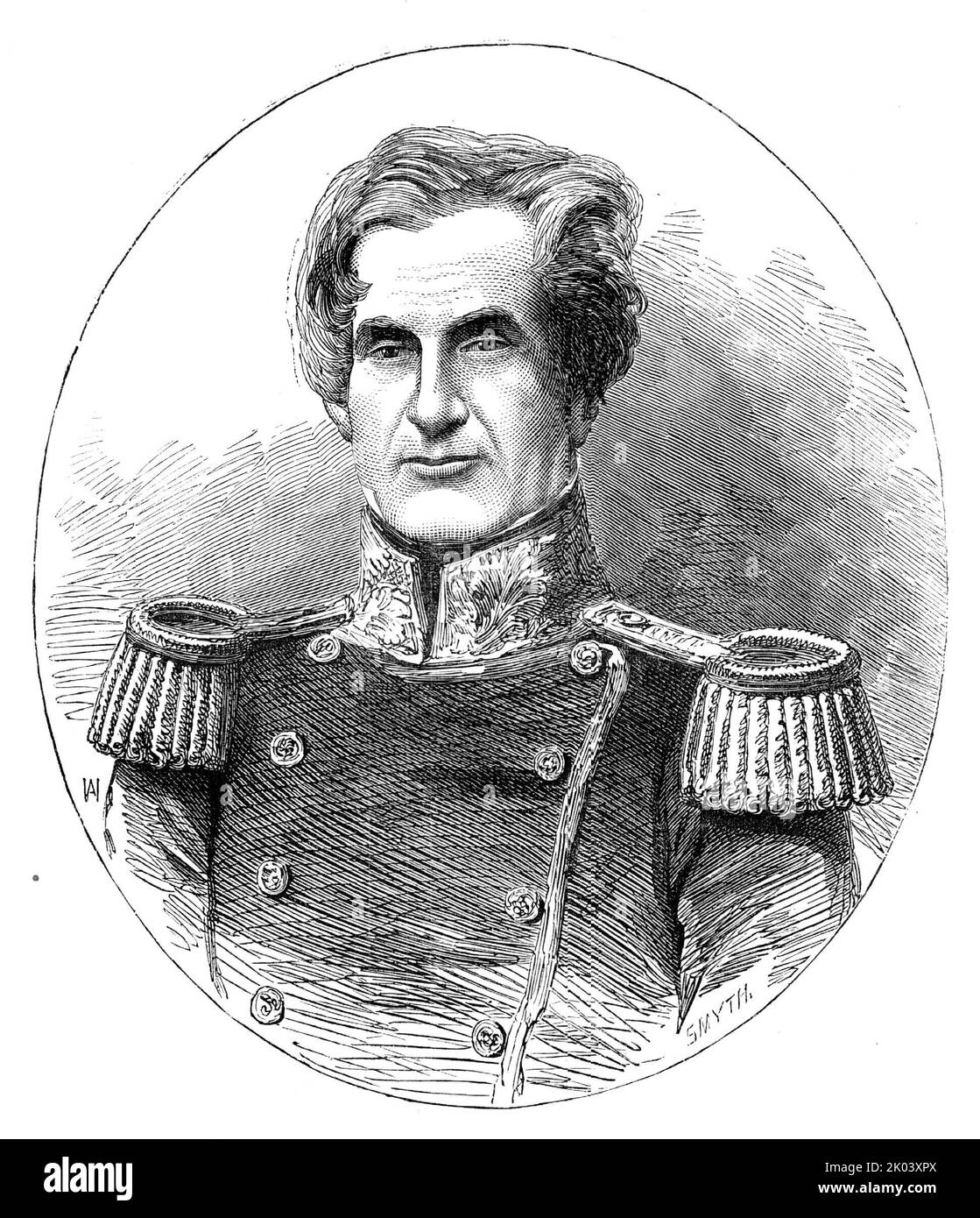 Sir Edmund Lyons, G.C.B., Rear-Admiral of the British Fleet, in the ...