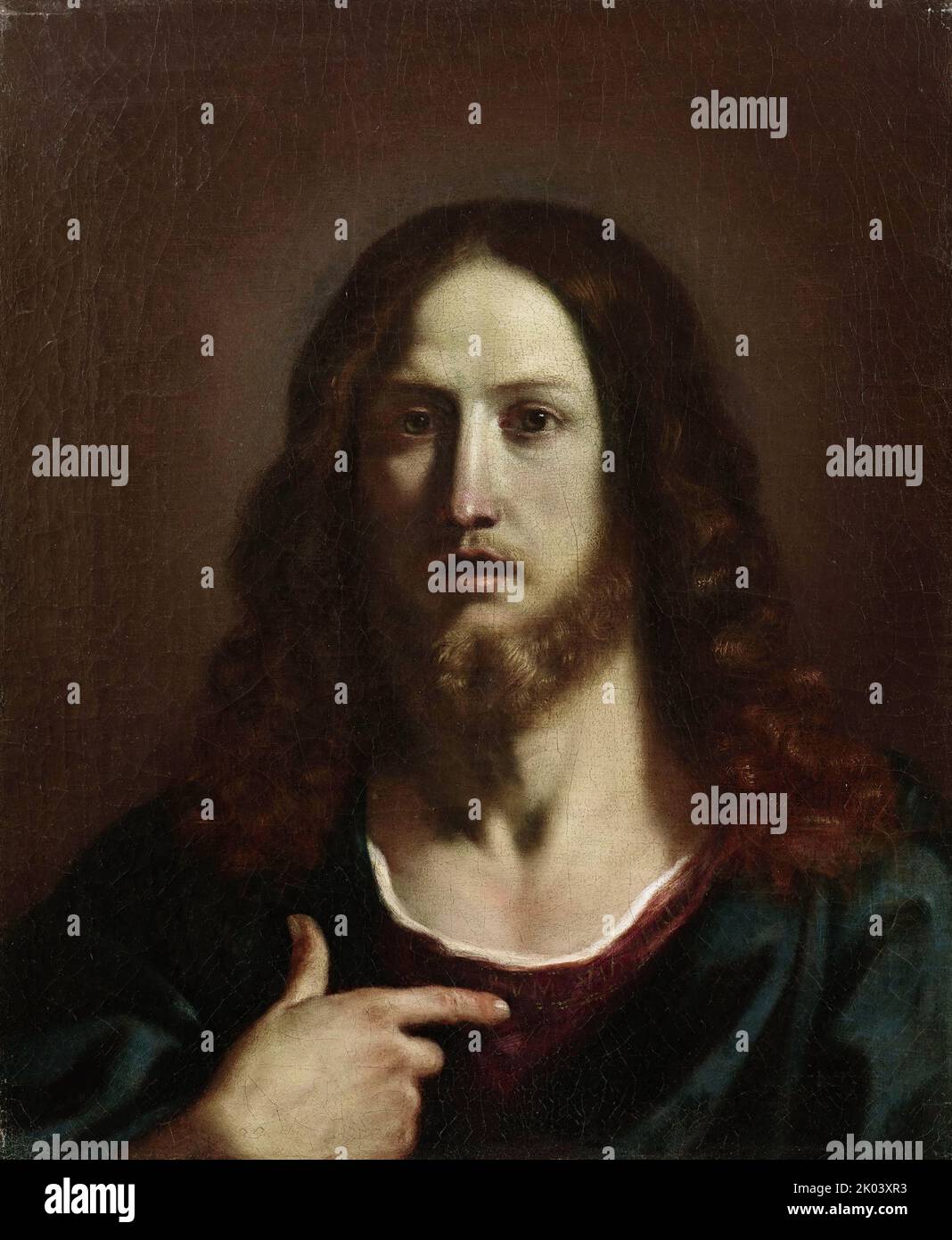 Salvator Mundi (Saviour of the World), c. 1655-1665. Found in the ...