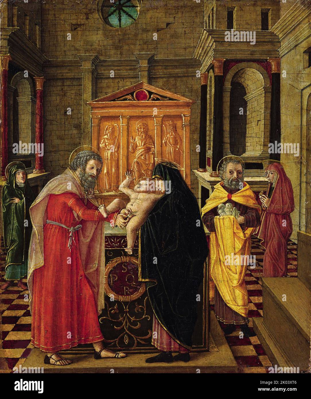 The circumcision of Christ, ca 1475. Found in the collection of the ...