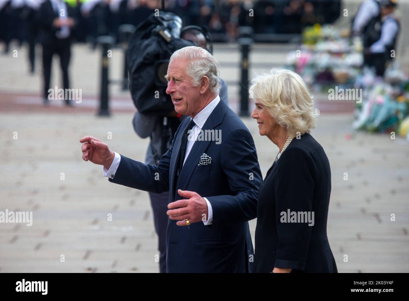 London, England, UK. 9th Sep, 2022. King CHARLES III AND Queen Consort ...